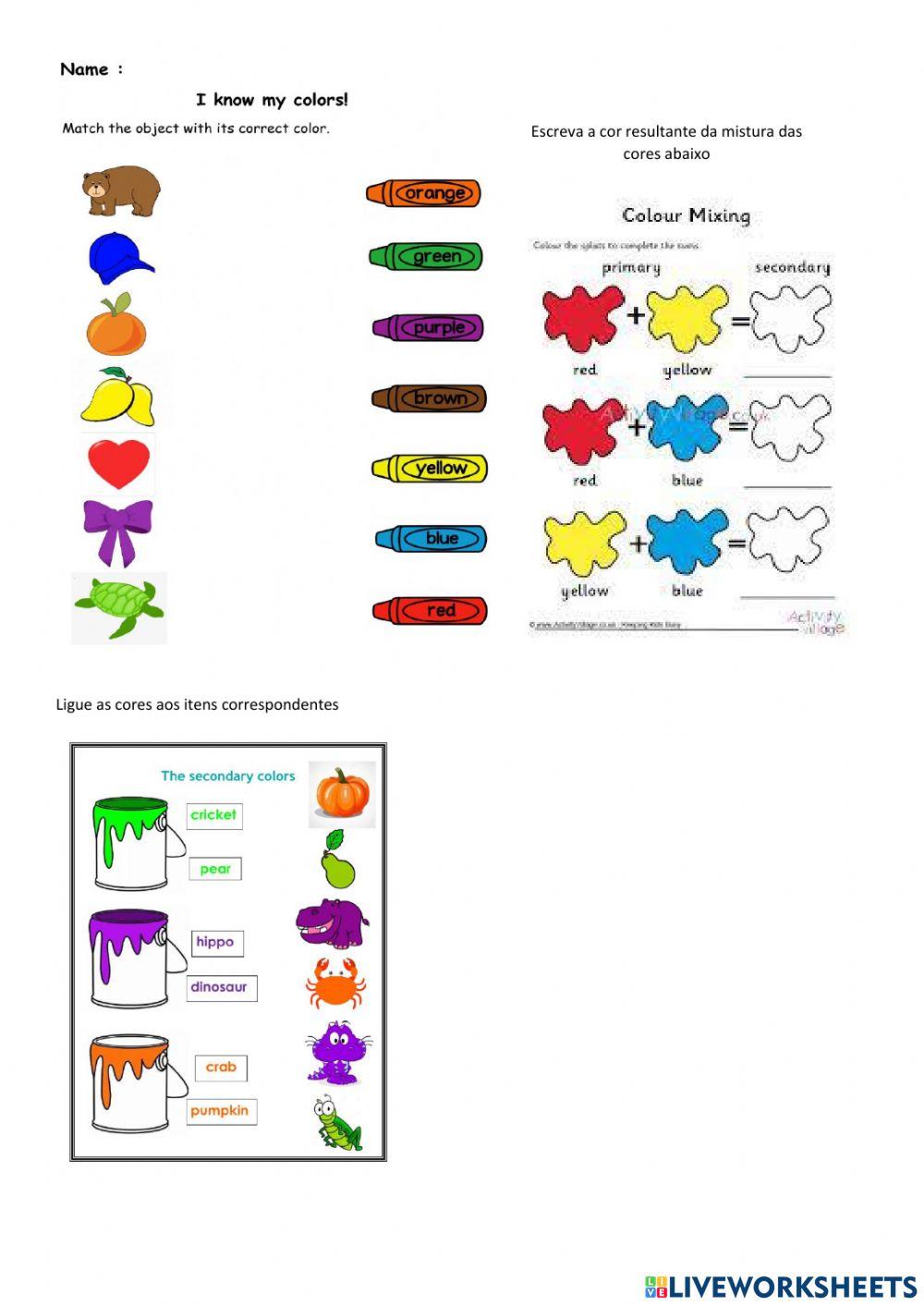 3069398 | colors | Angezinha | LiveWorksheets