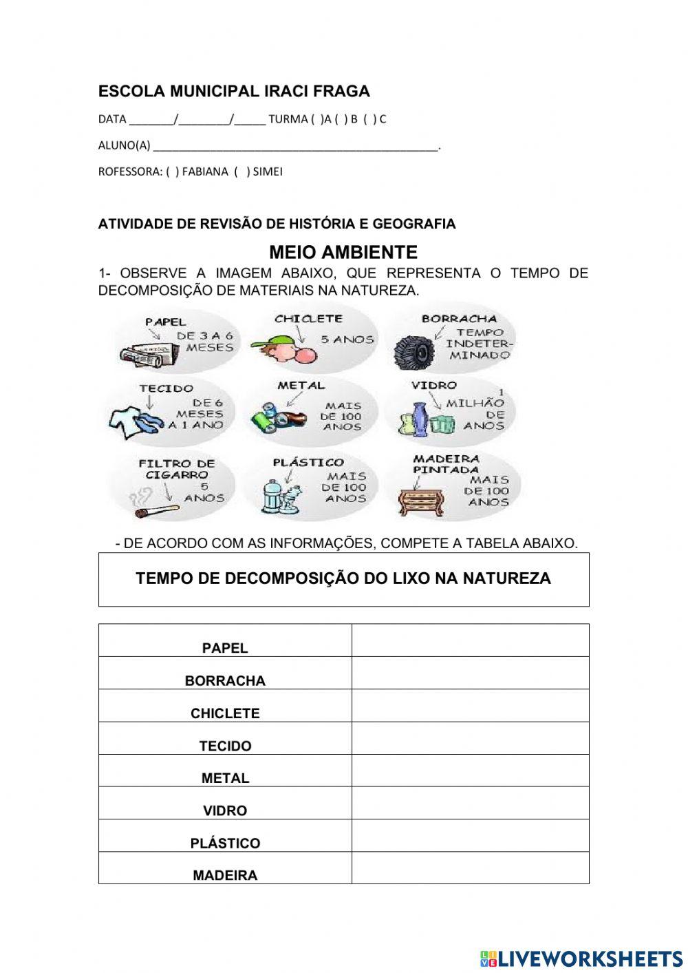 HISTÓRIA E GEOGRAFIA TÔ POR DENTRO: Atividades sobre a copa do😬 Conheça ...