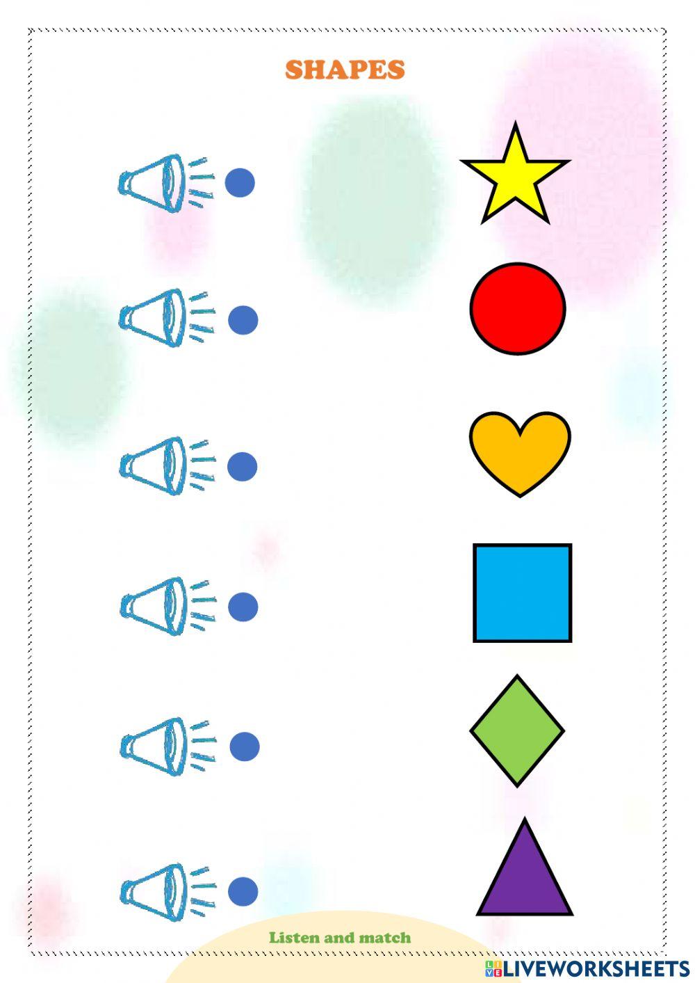 1064961 | Shapes | Saint Mark School | LiveWorksheets