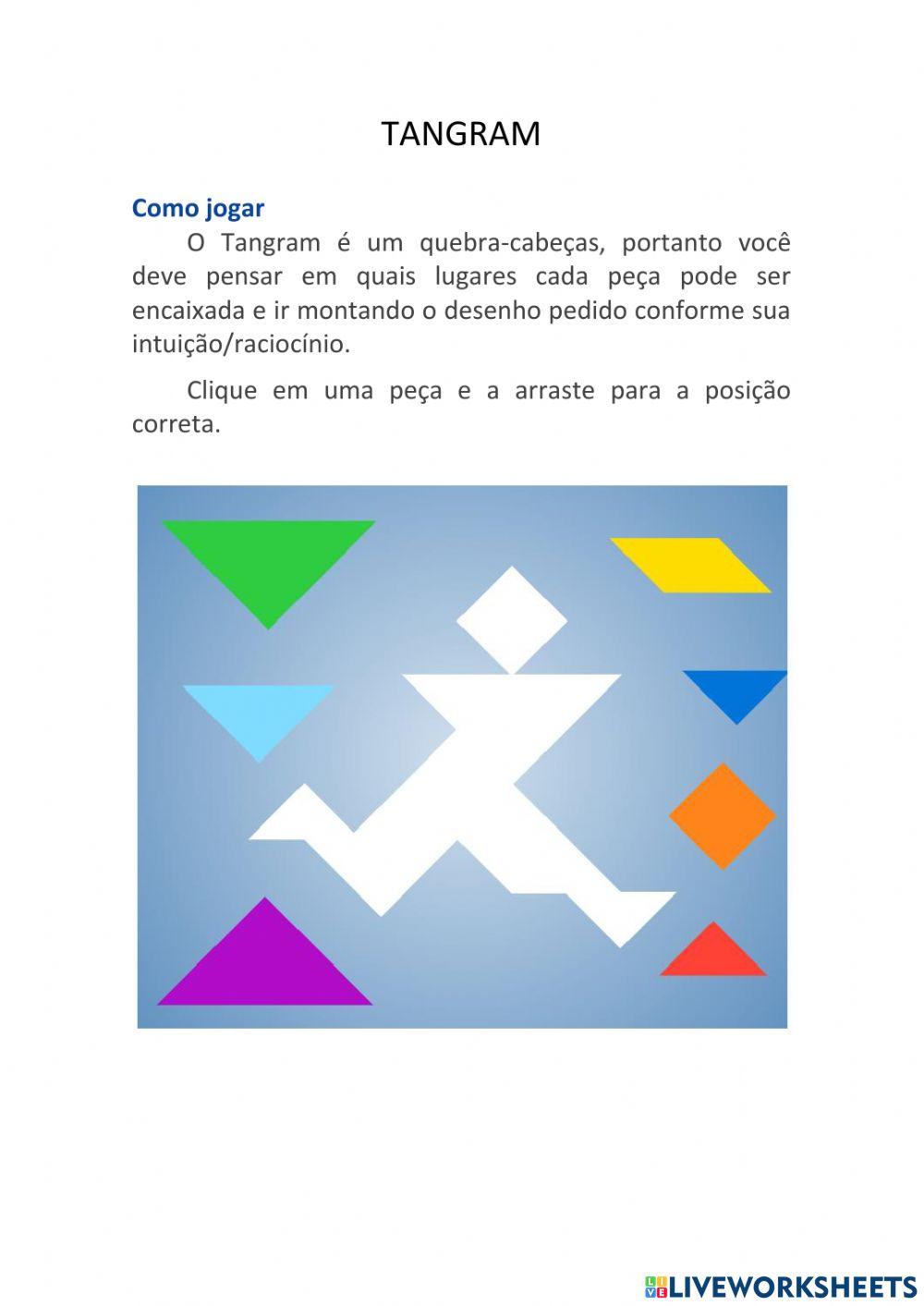 Tangram interactive activity for ENSINO FUNDAMENTAL | Live Worksheets