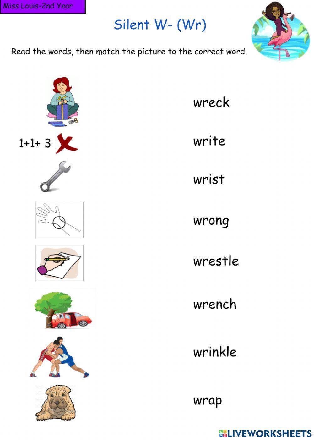 1066051 | Silent w | TinaL8400 | LiveWorksheets