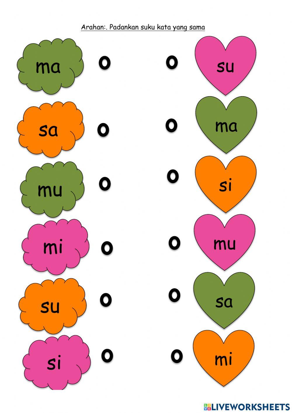 SJB-suai ma,sa interactive worksheet | Live Worksheets