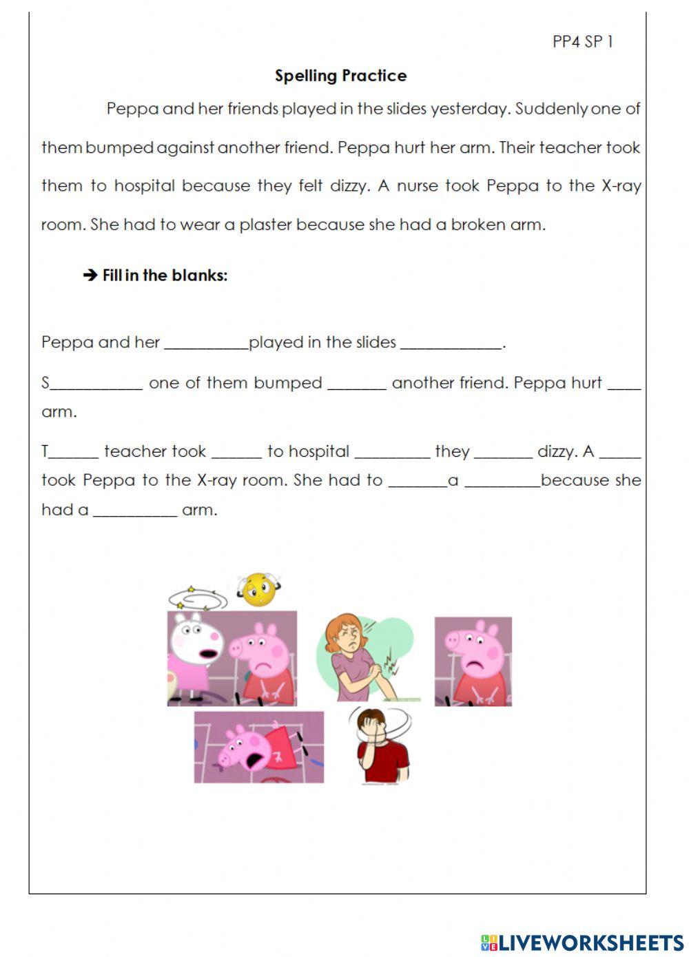 Sp 1 p4 worksheet | Live Worksheets
