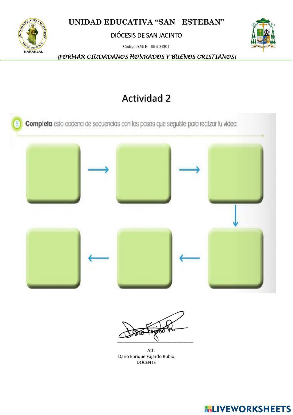 Computacion free online worksheet | Live Worksheets