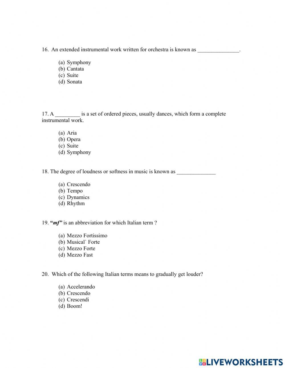 Grade 11 B Summer Final online exercise for | Live Worksheets