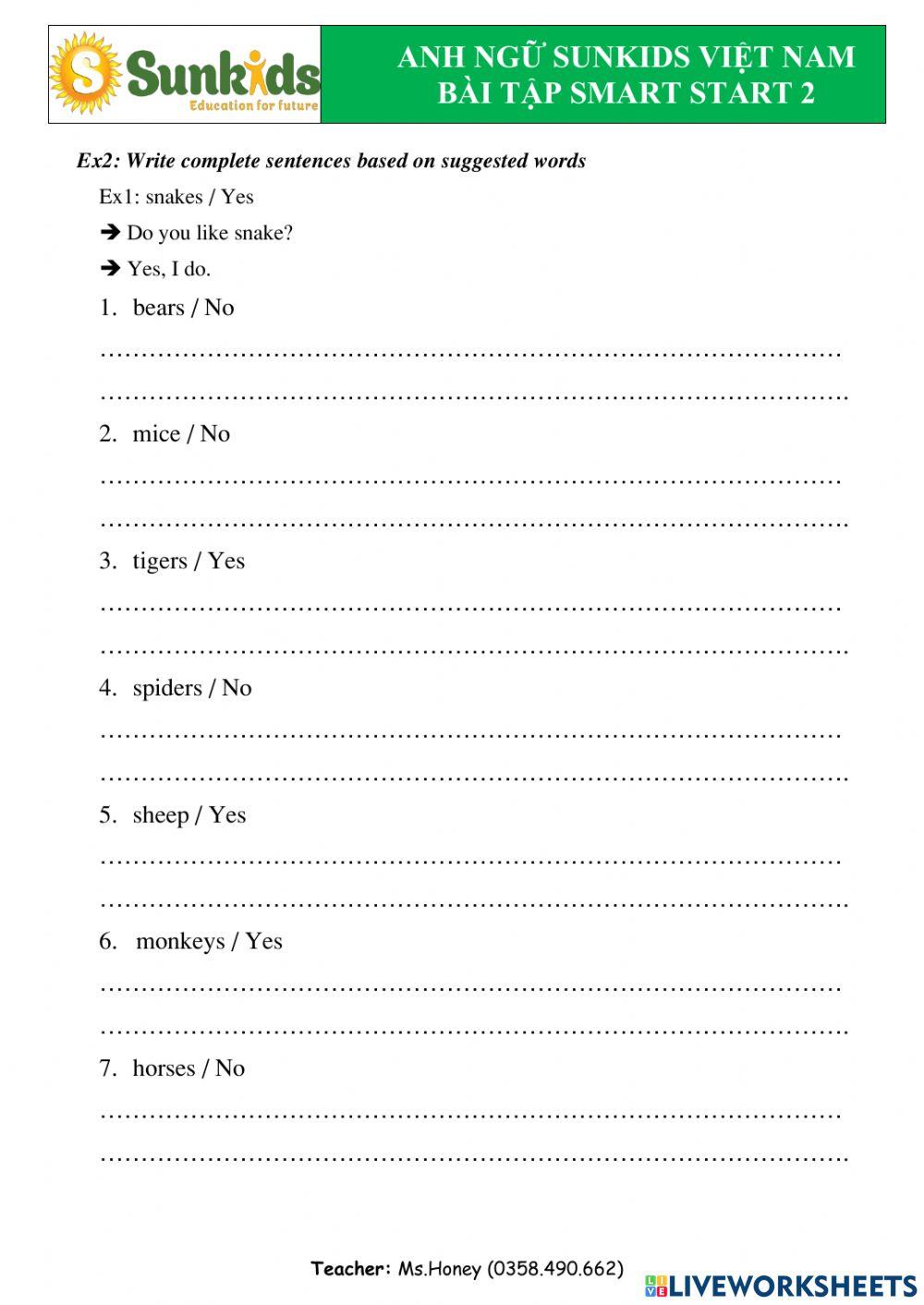 Animals online exercise for Grade 4 | Live Worksheets