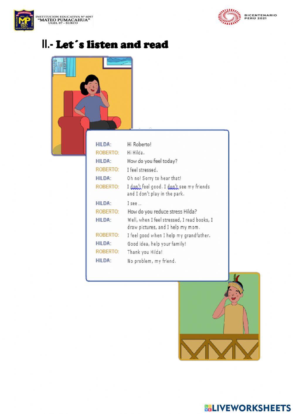 How do you reduce stress in lockdown interactive worksheet | Live ...