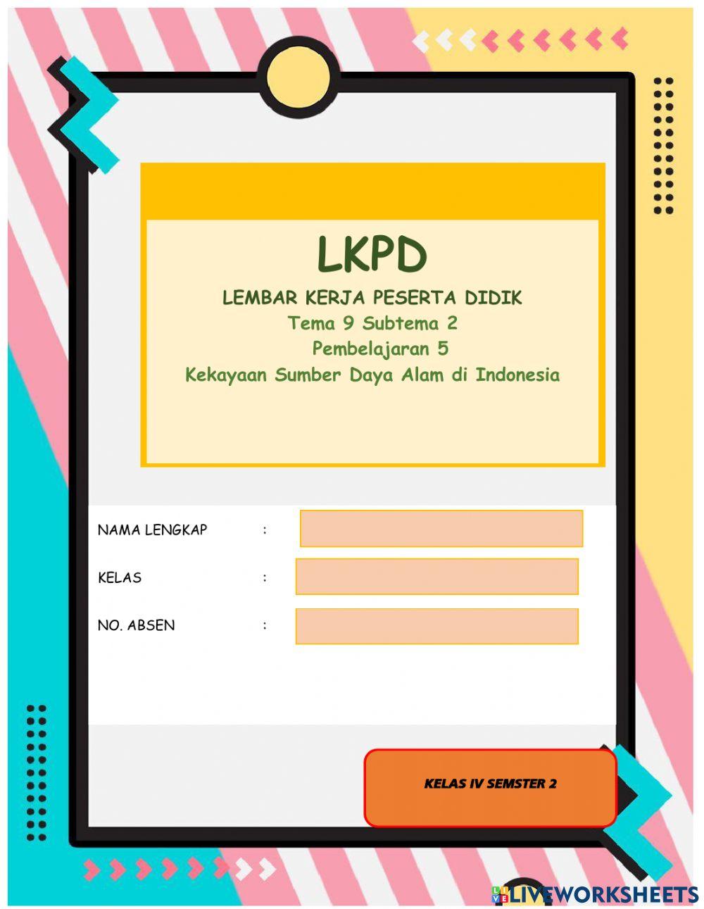 LATIHAN kelas 4 tema 9 sub 2 pb 5 | I KETUT DARMAWAN