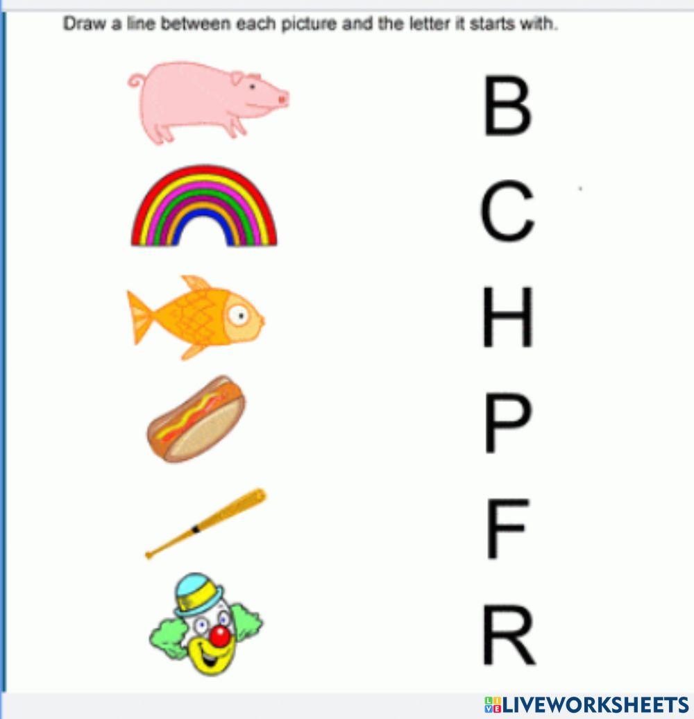 Phonic sound worksheet | Live Worksheets