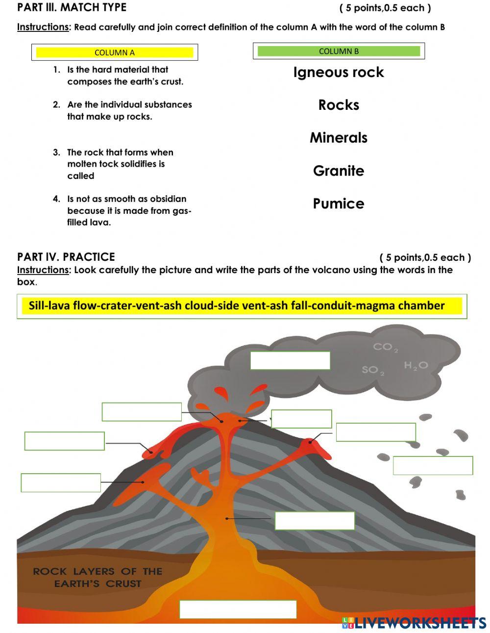 Science online exercise for 6th | Live Worksheets