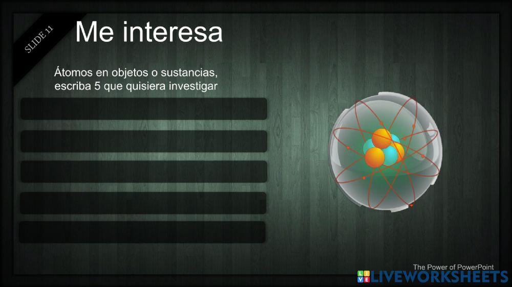 Atomos interactive activity | Live Worksheets