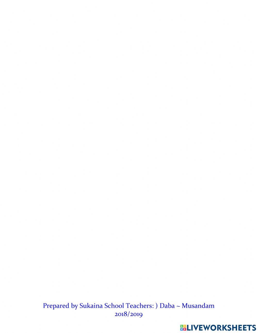 Exercise1 worksheet | Live Worksheets