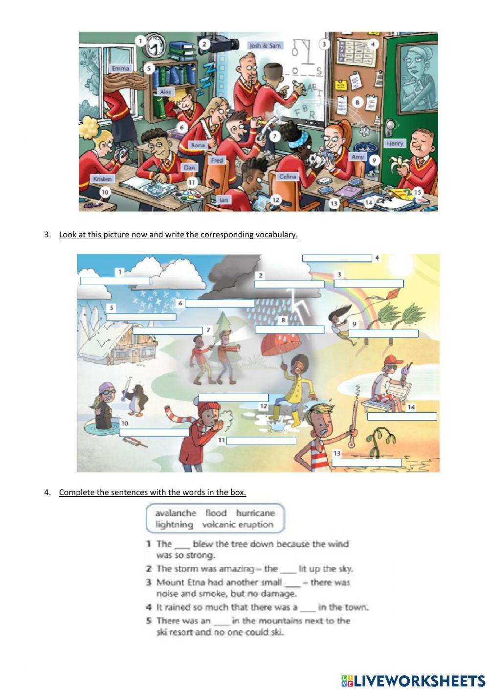 Low Intermediate Test 1. worksheet | Live Worksheets
