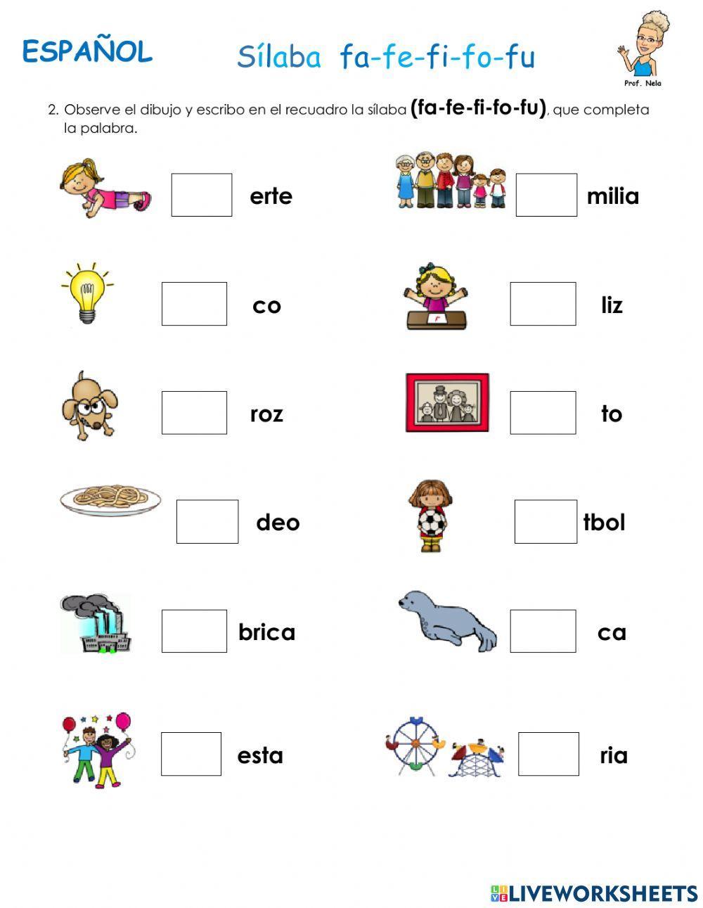 Silabas Fa Fe Fi Fo Fu Para Colorir Clase Atividades - vrogue.co