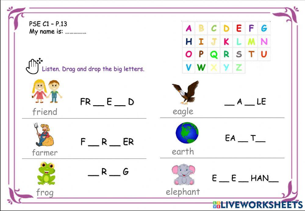 Pse c1.p13 | Free Interactive Worksheets | 1072194