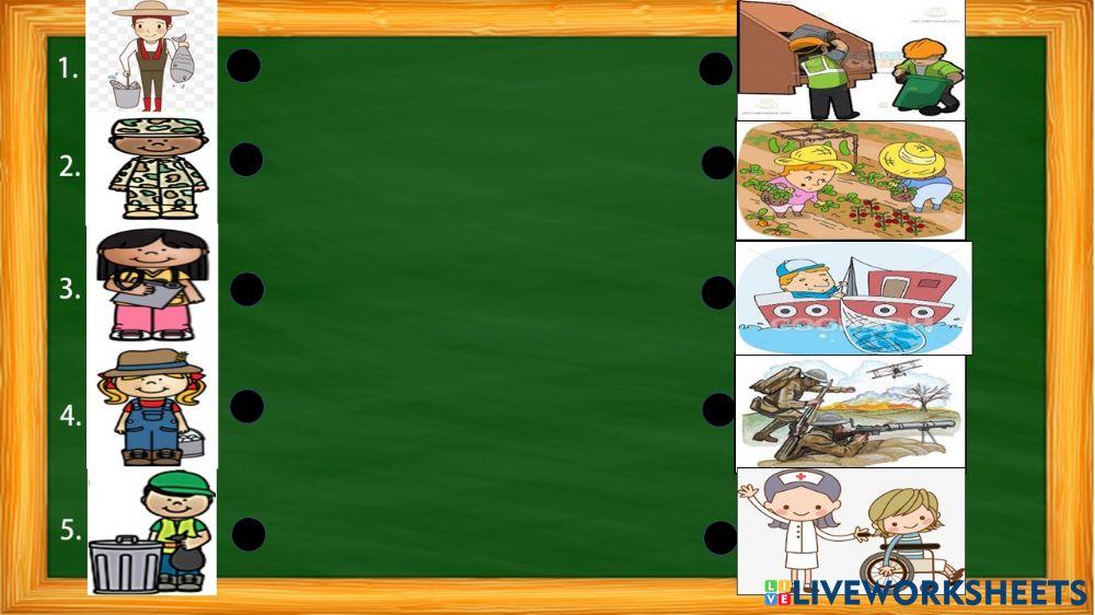 Mga Katulong sa… | Free Interactive Worksheets | 1072217