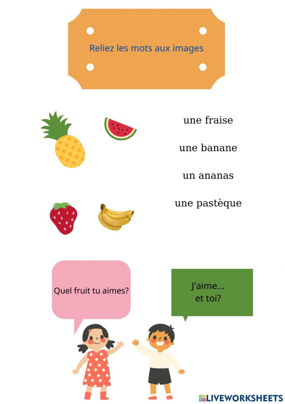 1073235 | Les fruits | arnina | LiveWorksheets
