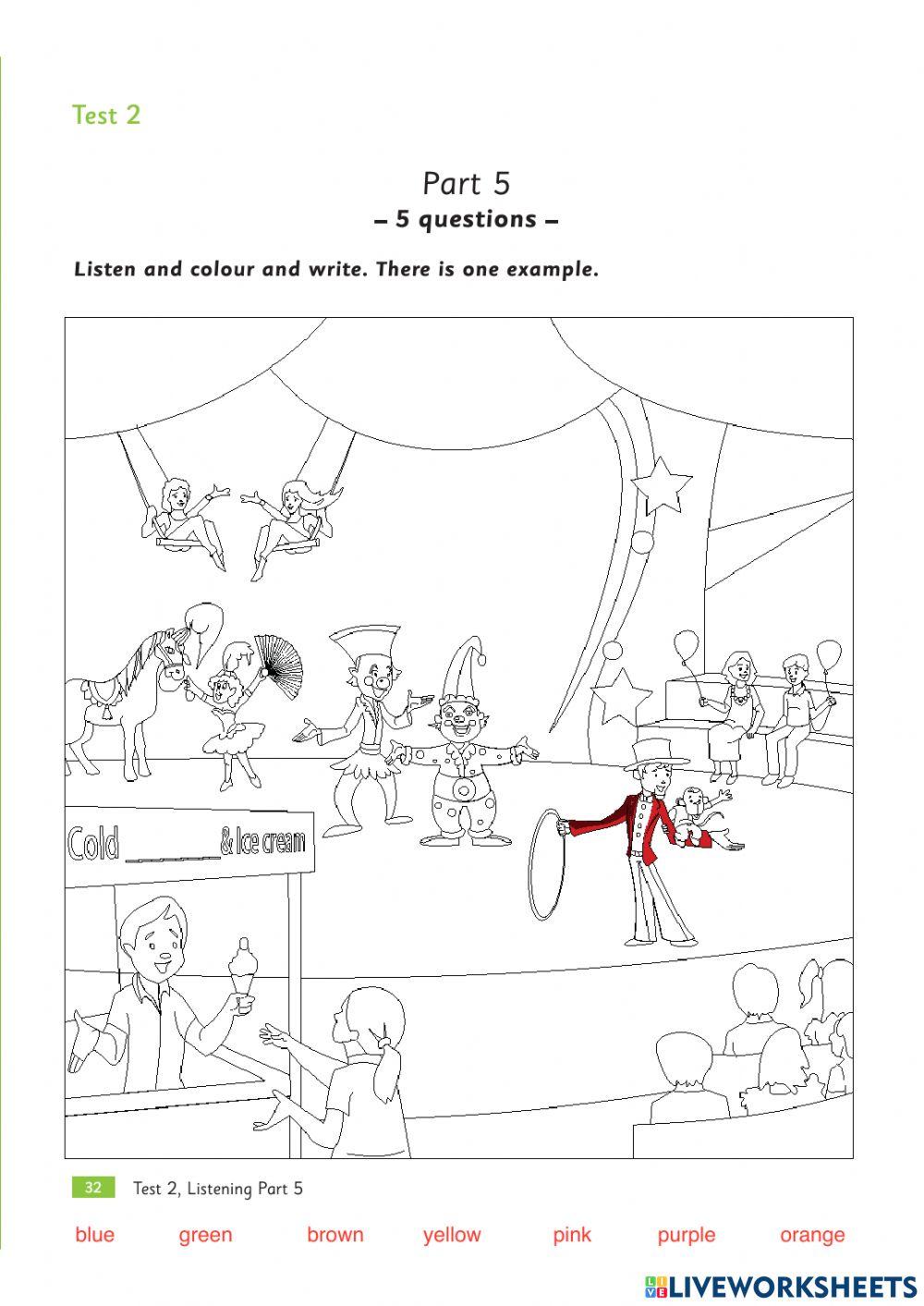 Flyers Practice… | Free Interactive Worksheets | 2281988