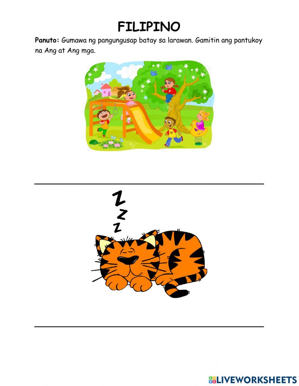 Pantukoy Ang at… | Free Interactive Worksheets | 1135932
