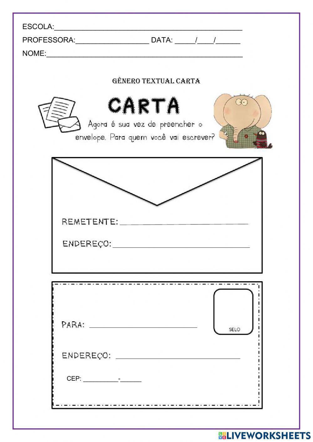 1136339 | Gênero textual Carta | valquiria2021