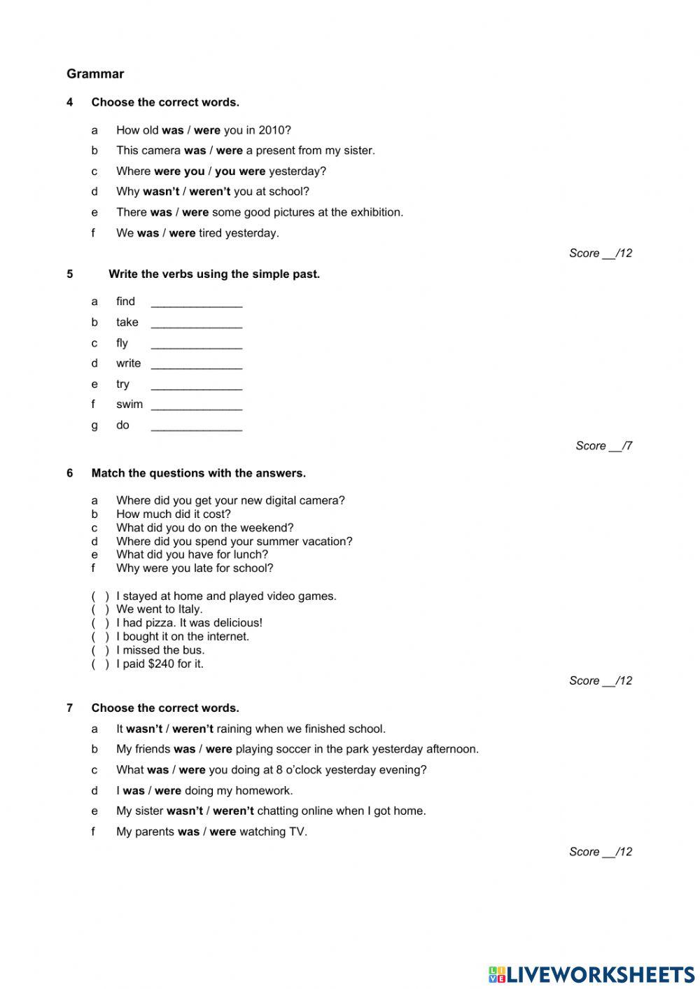 Unit 1 technology worksheet | Live Worksheets