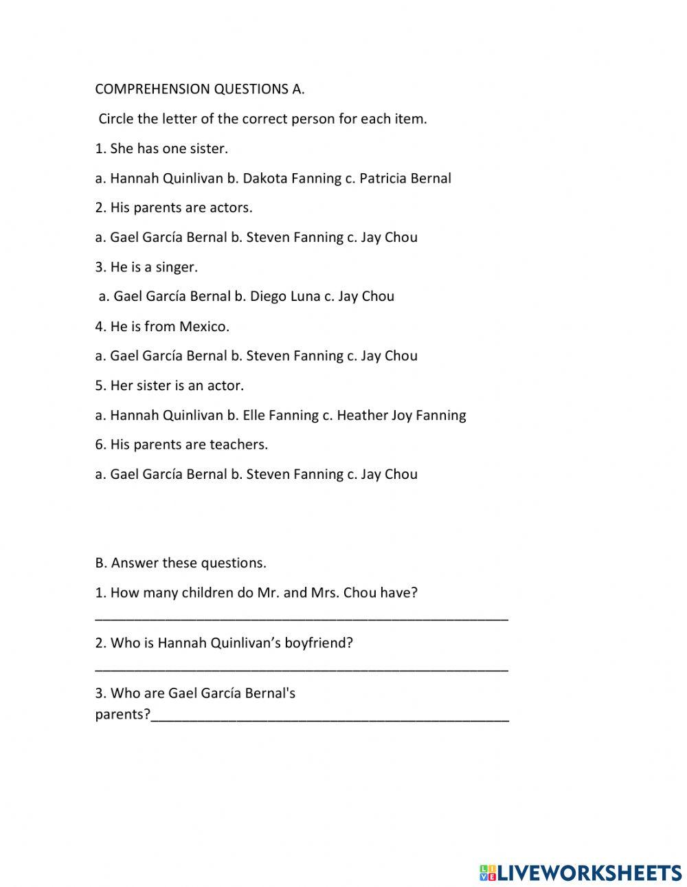 1136624 | Reading | Olga Sánchez | LiveWorksheets