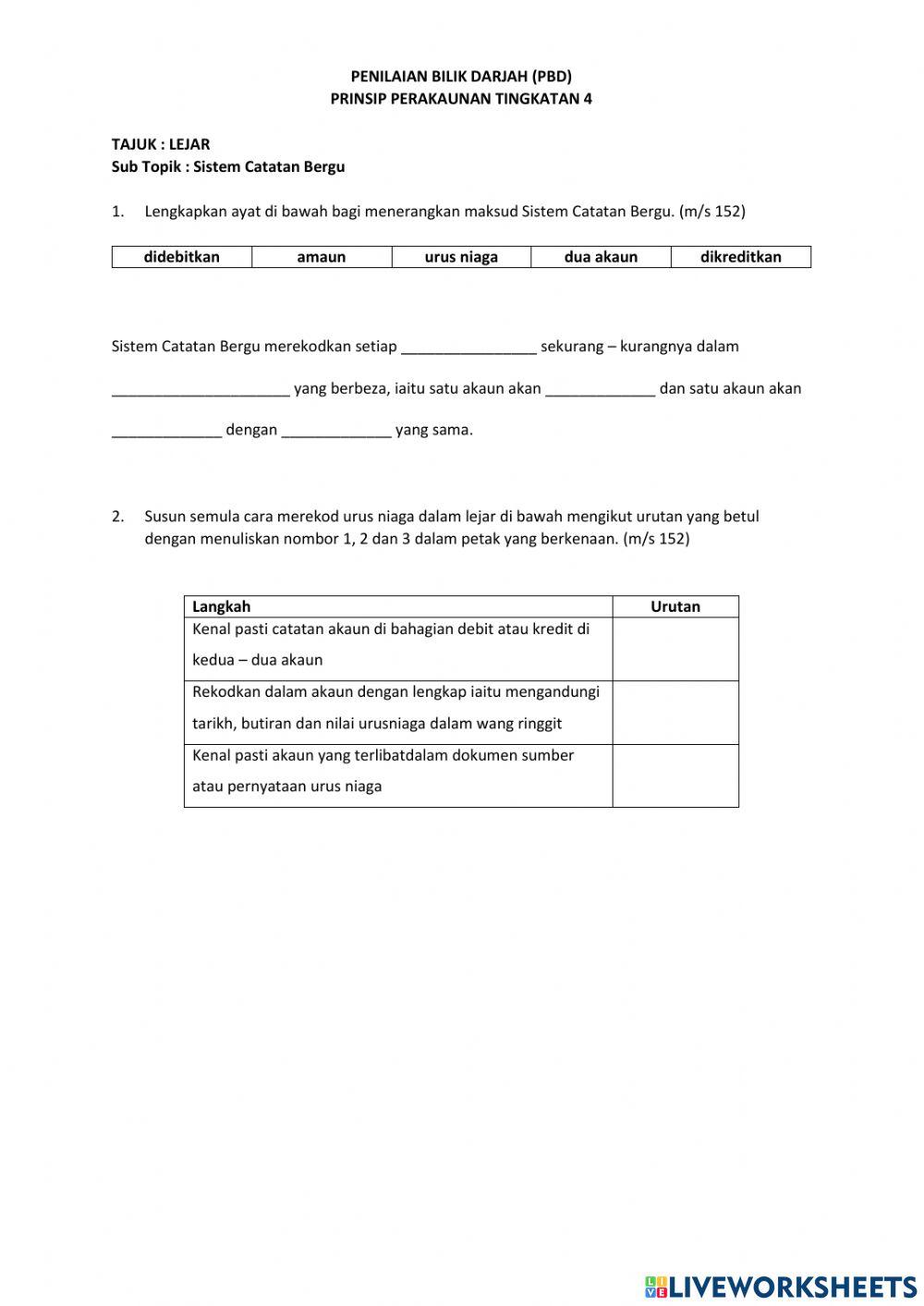 Lejar activity | Live Worksheets