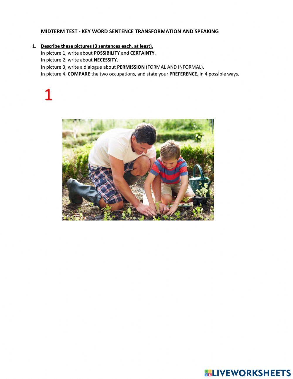 MIDTERM EXAM - … | Free Interactive Worksheets | 5083521