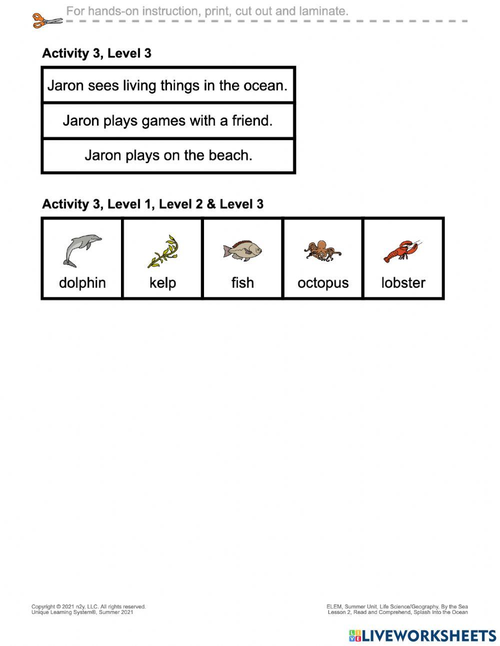 Follow Up Activ… | Free Interactive Worksheets | 5093075