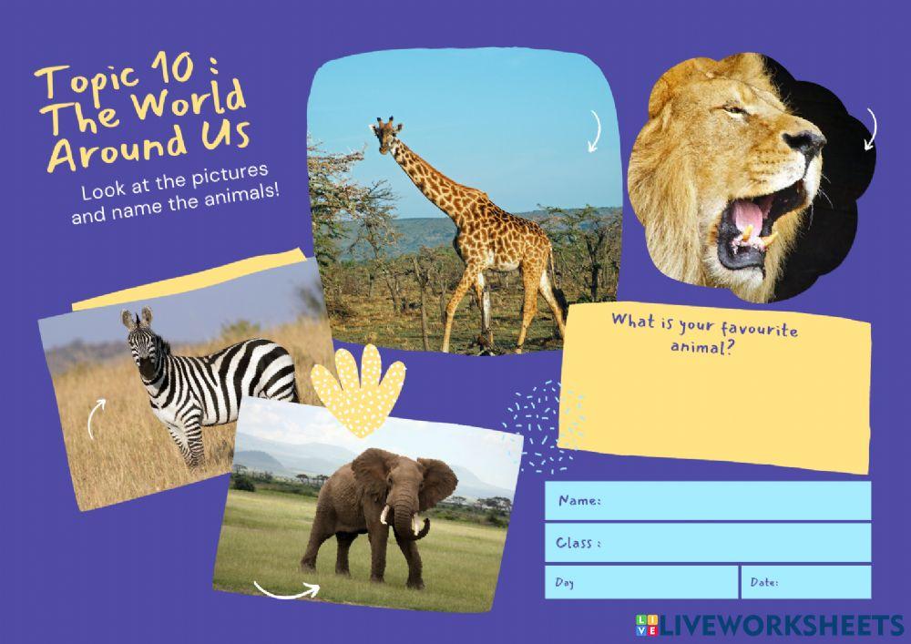 Topic 10 : THE WORLD AROUND US 1128 | dgamirahadilah