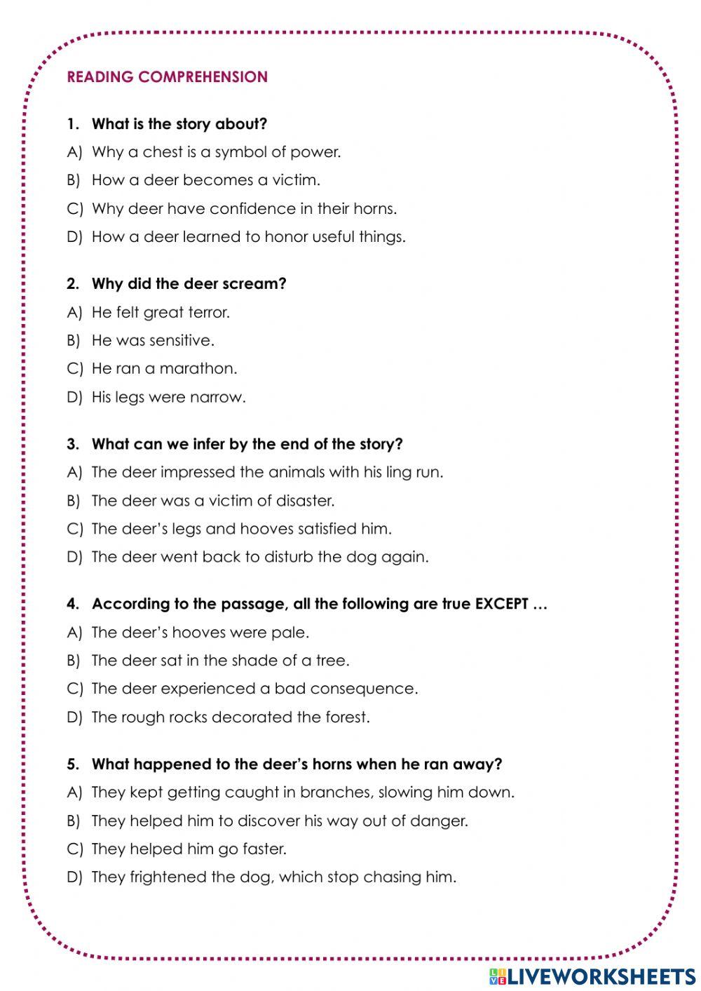 HFW Unit 3 worksheet | Live Worksheets