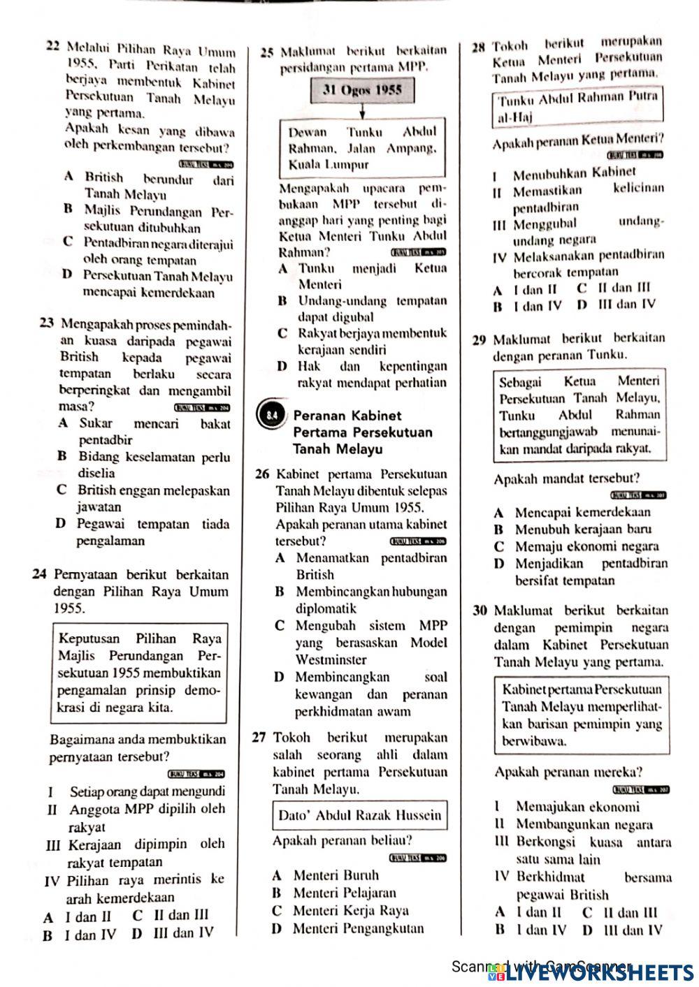 T.4 BAB 8: PILI… | Free Interactive Worksheets | 3174390