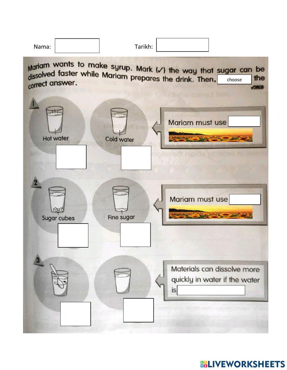 Mixture 1163971 | rabiatulwong | LiveWorksheets
