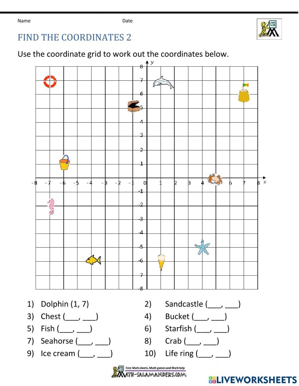 Plotting Graphs online exercise for | Live Worksheets