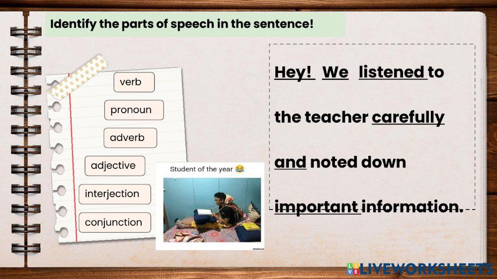 1165315 | E23205 2nd : Parts of speech | Teapichai