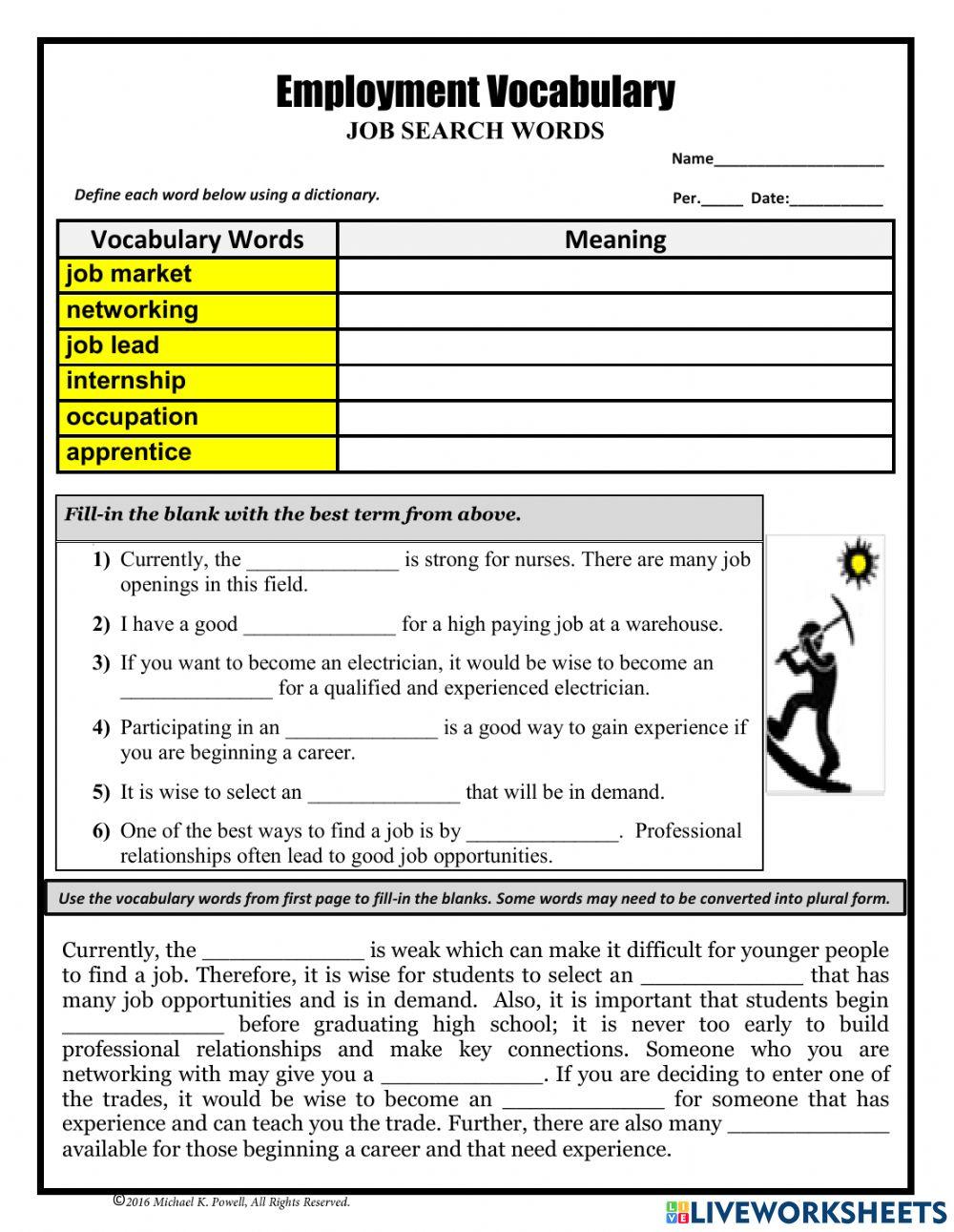 Employment Vocab 1165840 Taylor Deleo Live employment-vocab-1165840-taylor-deleo-live