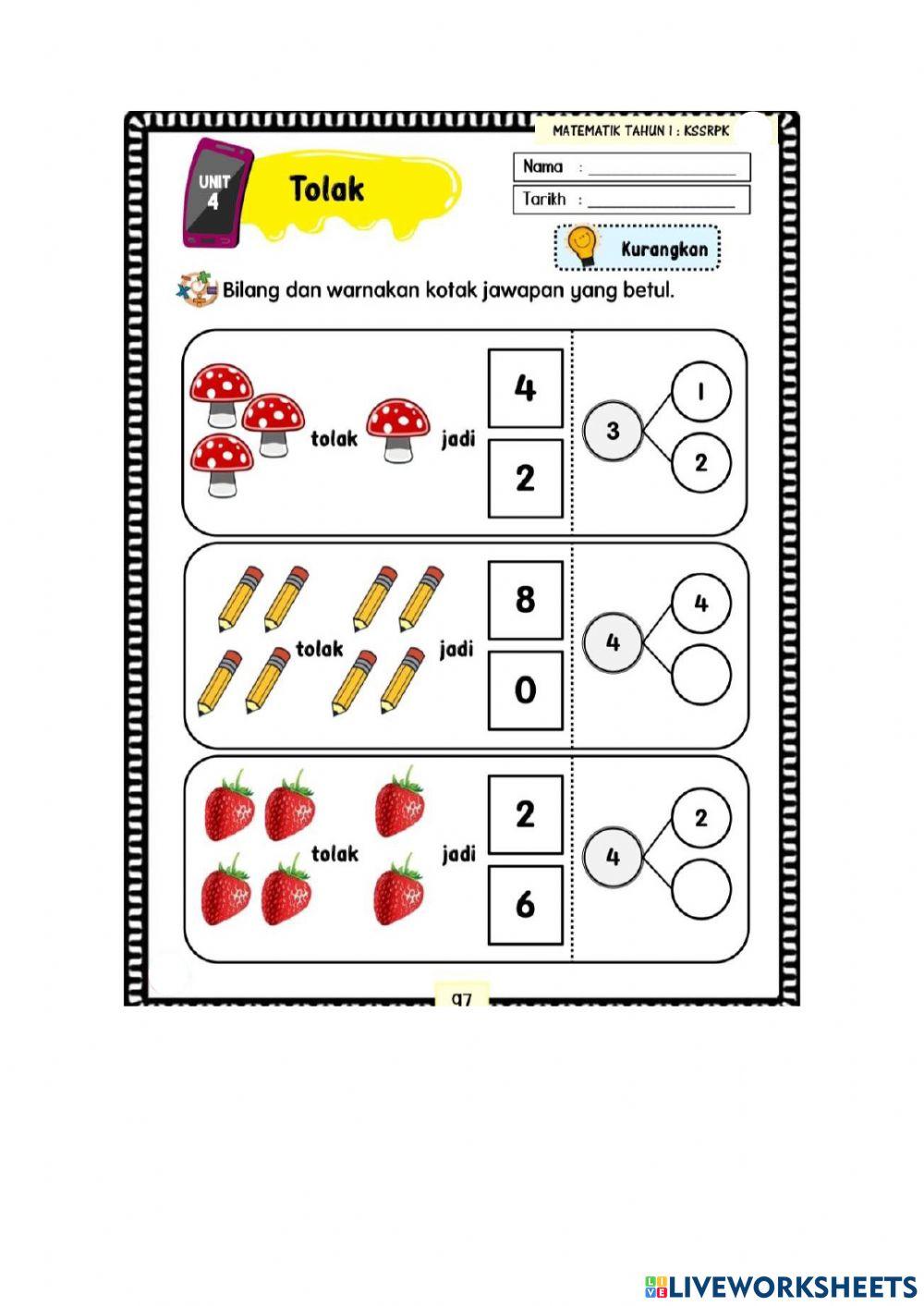 Matematik online exercise for PPKI | Live Worksheets
