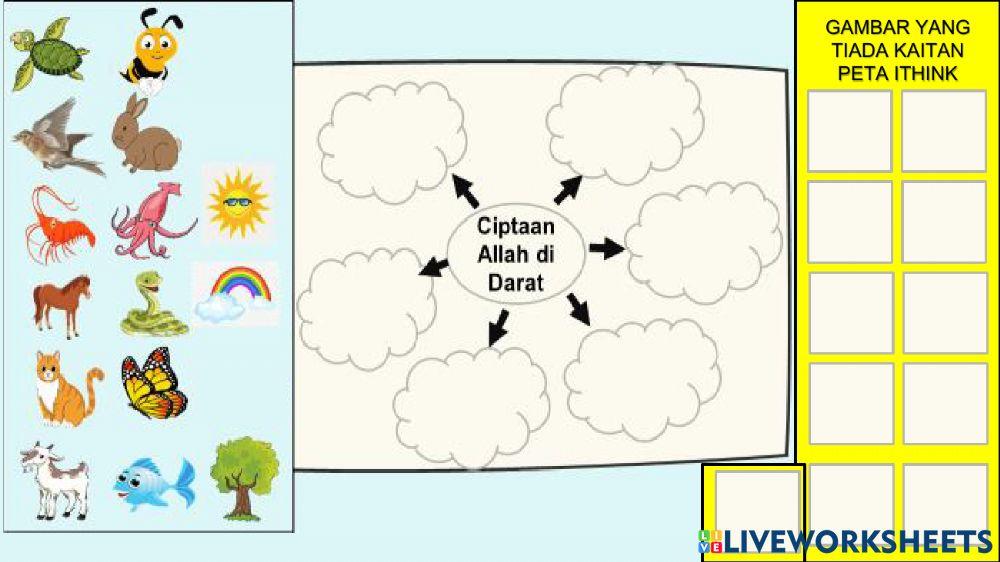 Ciptaan allah online exercise | Live Worksheets