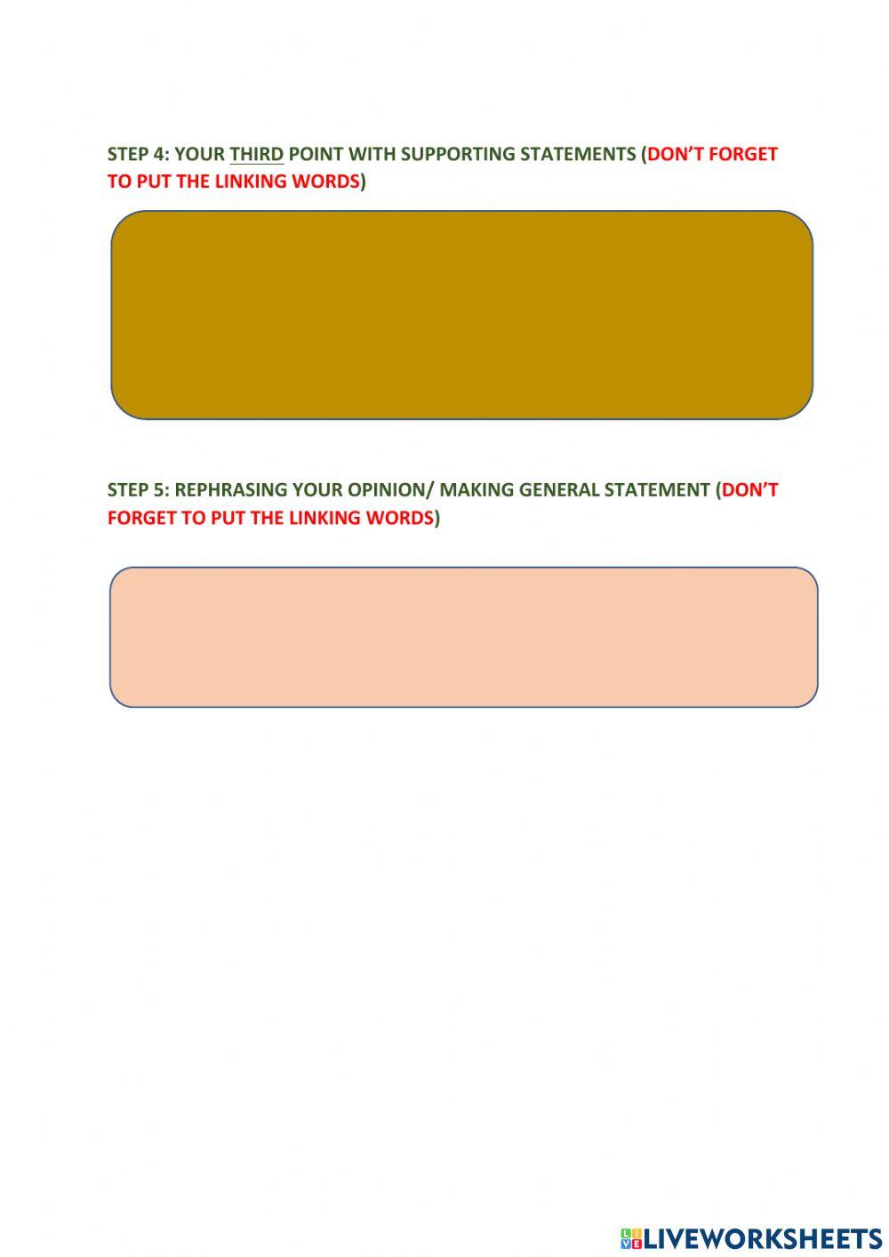 FORM 4 LESSON 44 WRITING online exercise for | Live Worksheets