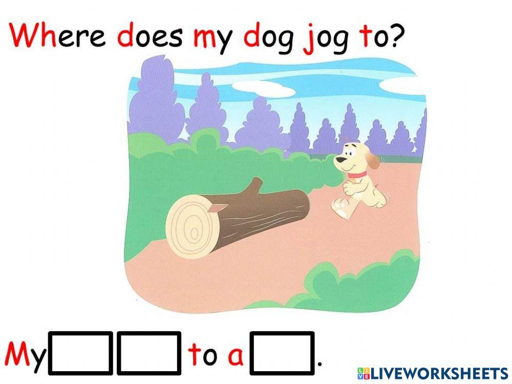 B3b bad dog! 002 worksheet | Live Worksheets