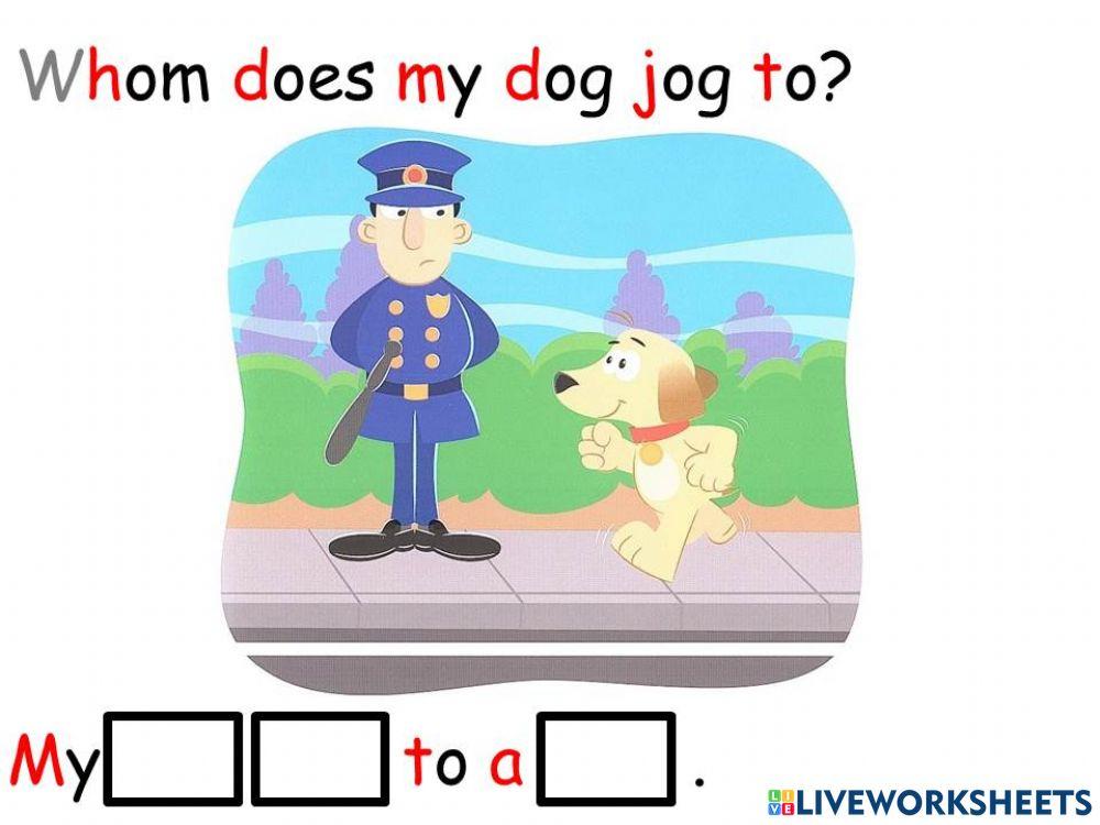 B3b bad dog! 003 worksheet | Live Worksheets