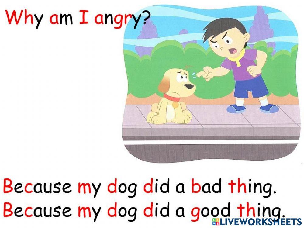 B3b bad dog! 013 worksheet | Live Worksheets