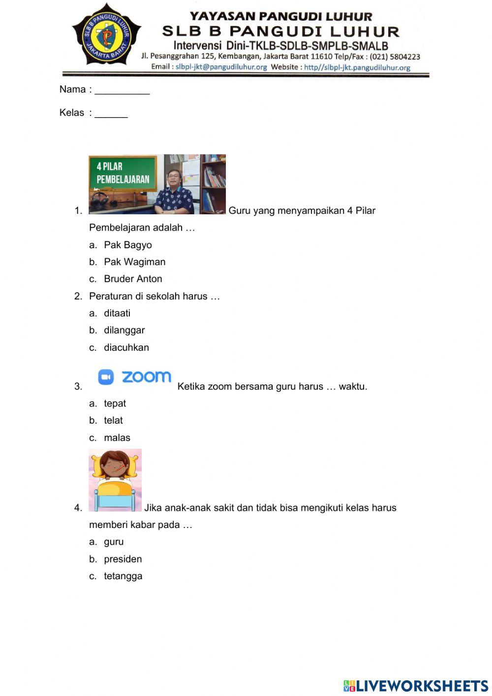 MPLS Hari 3 worksheet | Live Worksheets