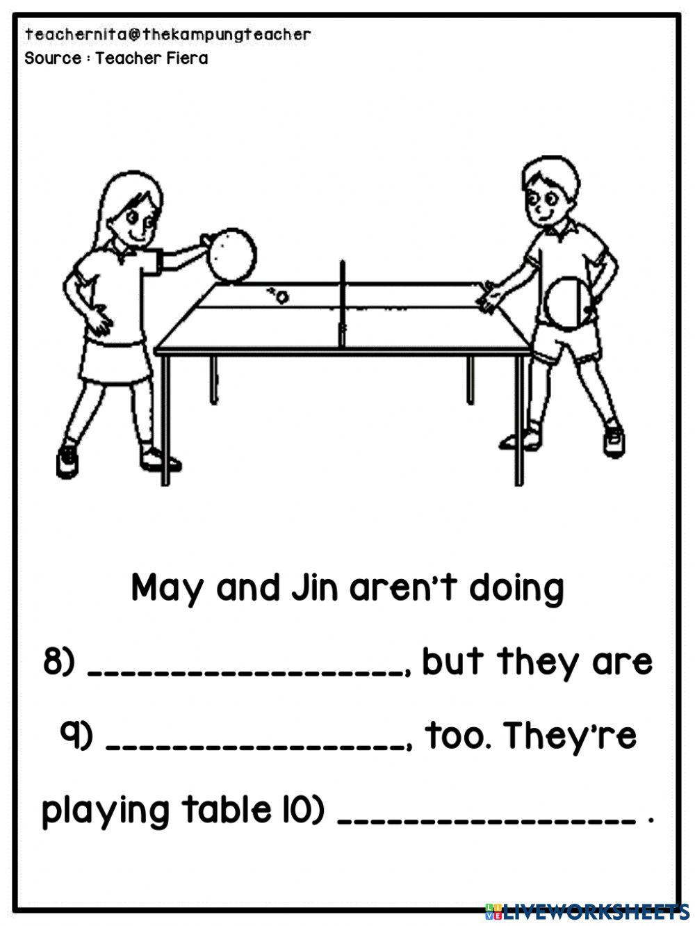 Year 3 Module 3 page 28 - Leisure Activities 1169024