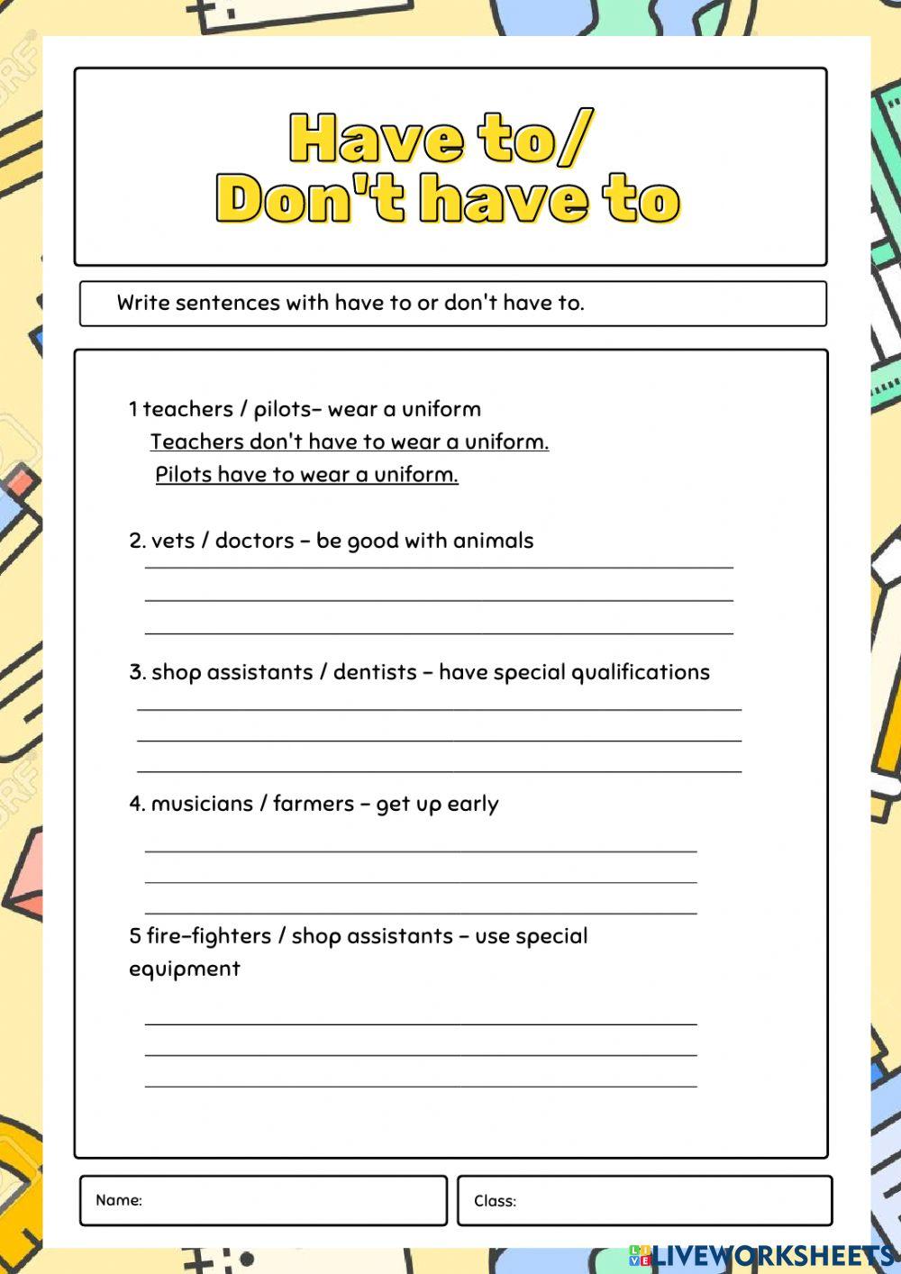 Have to interactive worksheet for 10 | Live Worksheets
