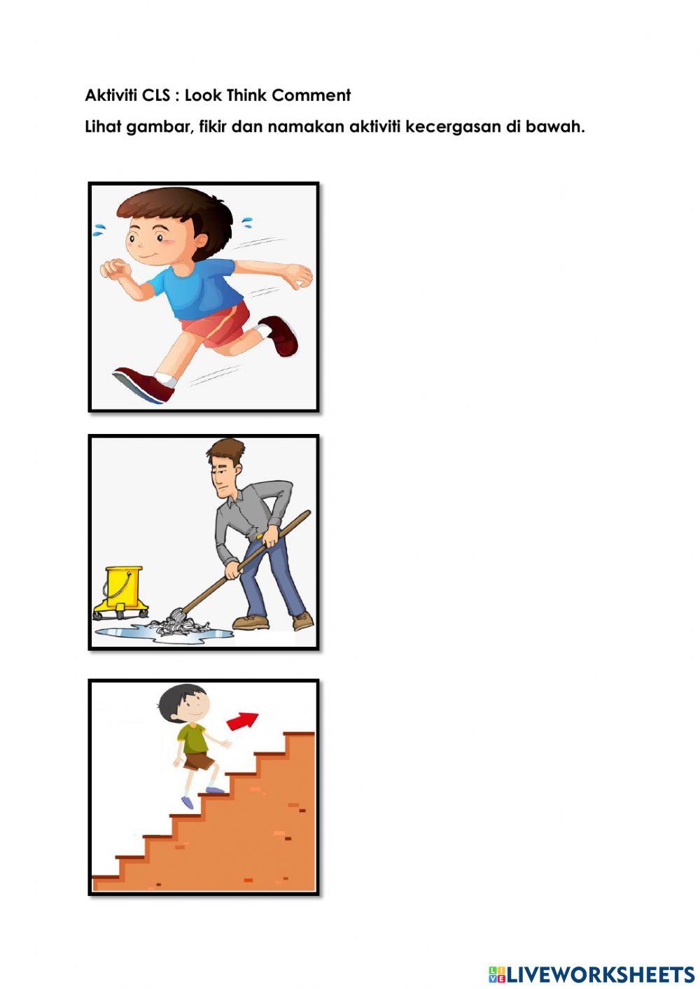 Kecergasan fizikal interactive activity | Live Worksheets