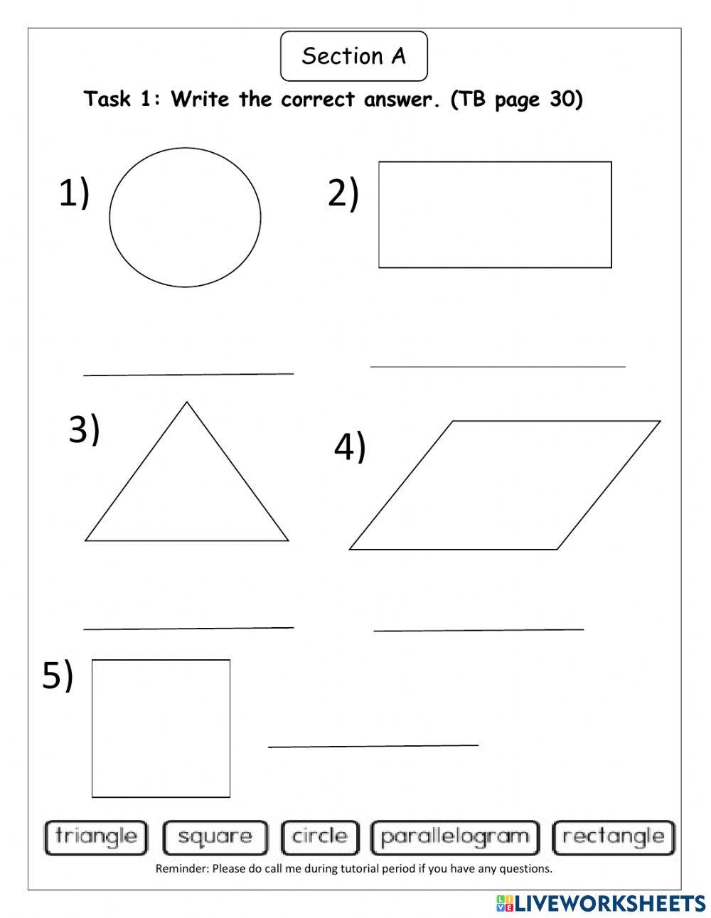 1169533 | Tangram Shapes | KISHORE KUMAR S/O SUGUMARAN