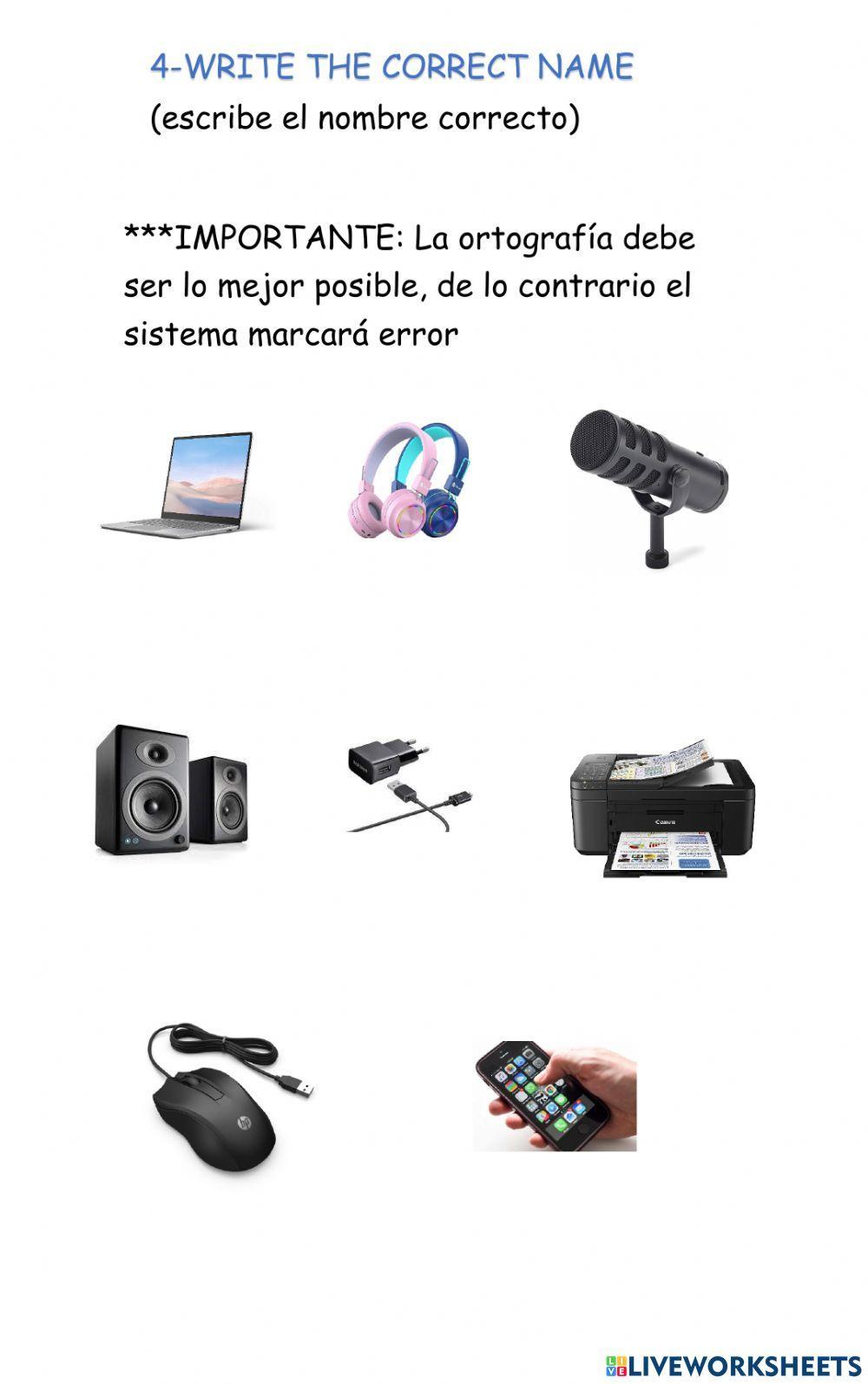 Devices interactive exercise | Live Worksheets