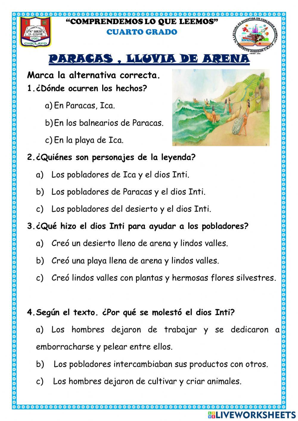 PARACAS, LLUVIA DE ARENA 6662092 | Susana Mendoza