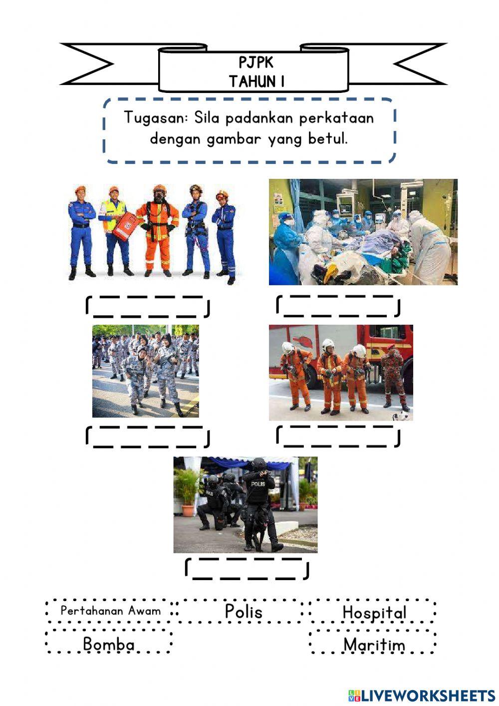 PJPK Year 1 interactive worksheet | Live Worksheets